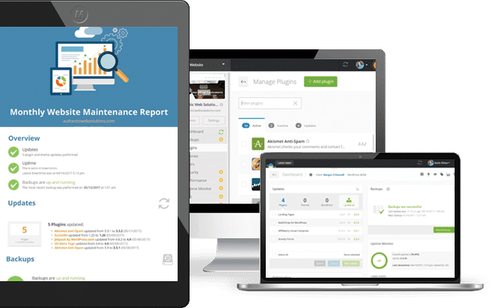 Website Maintenance Packages, Web Care Plans - Authentic Web